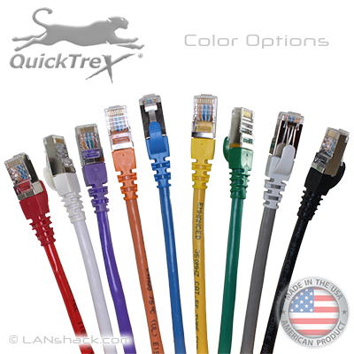 Cat 5e Shielded Ethernet Patch Cables |Custom Made in the USA